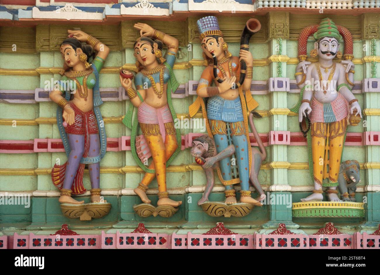 Art on Jakham Jain temple, Jakham, DT Kutch, Gujarat, India, Asia Stock ...