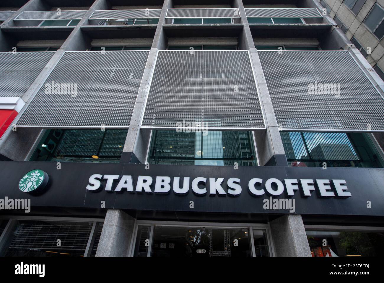 Sao Paulo, Brazil - december 29 2019 - facade of Starbucks Coffee store ...