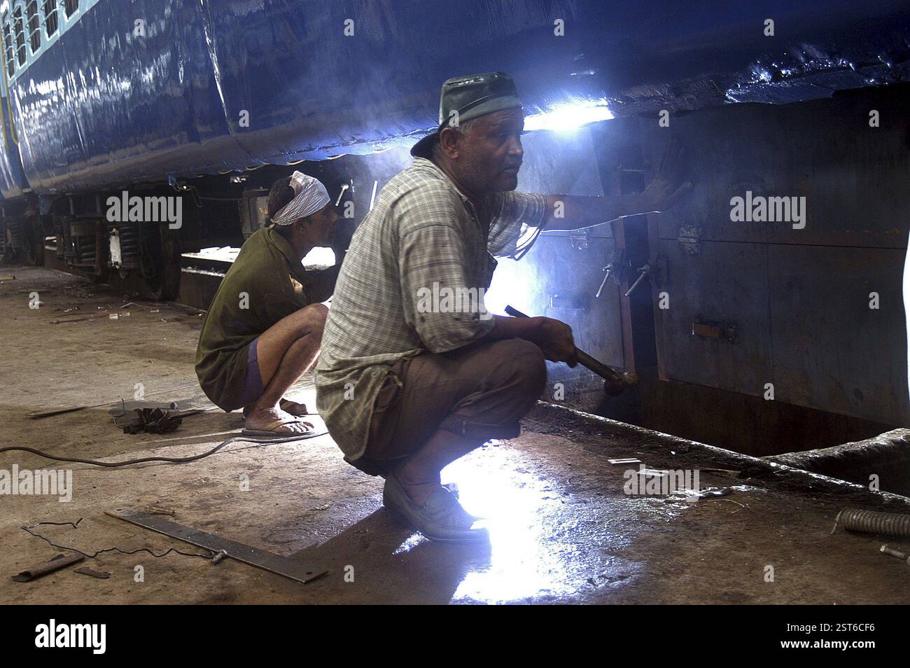 EMU Railway Workshop, Matunga, Mumbai, Maharashtra, India, Asia Stock ...
