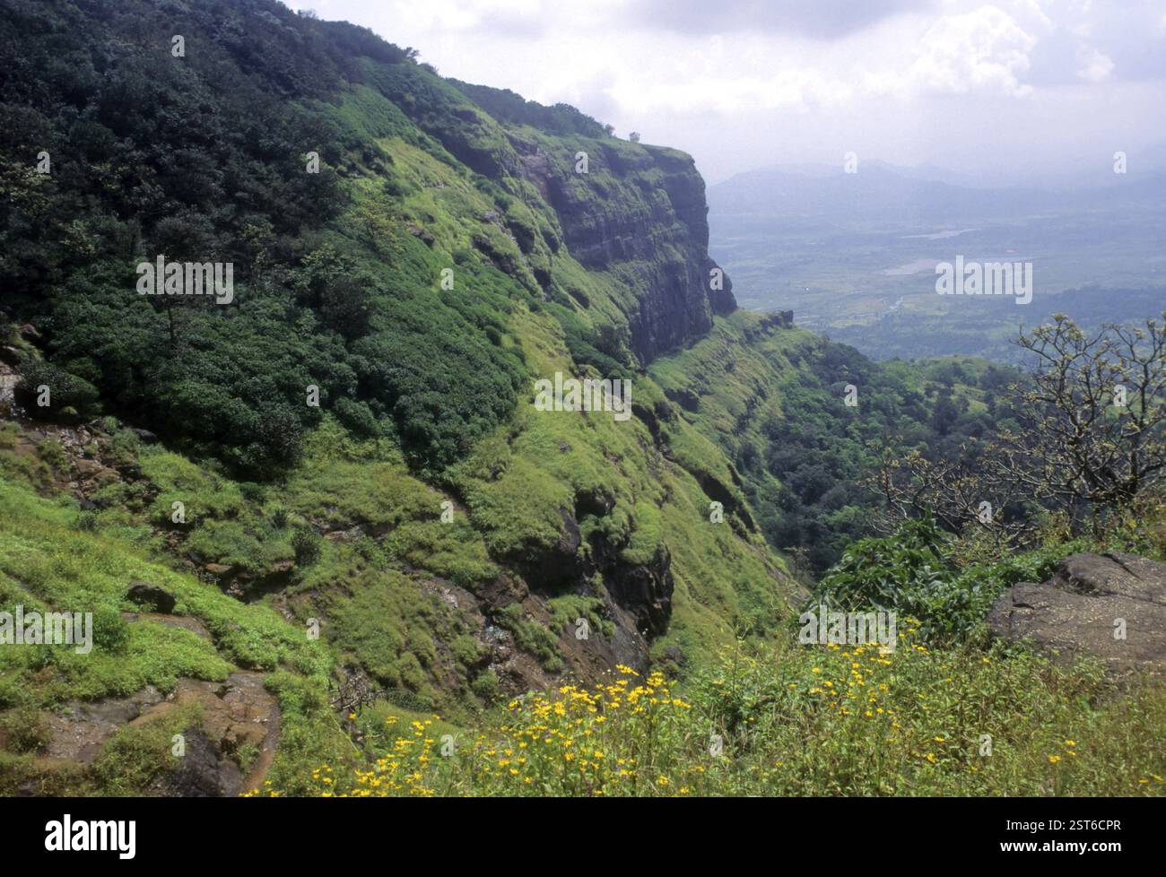 View of western ghats, Maharashtra, India, Asia Stock Photo - Alamy
