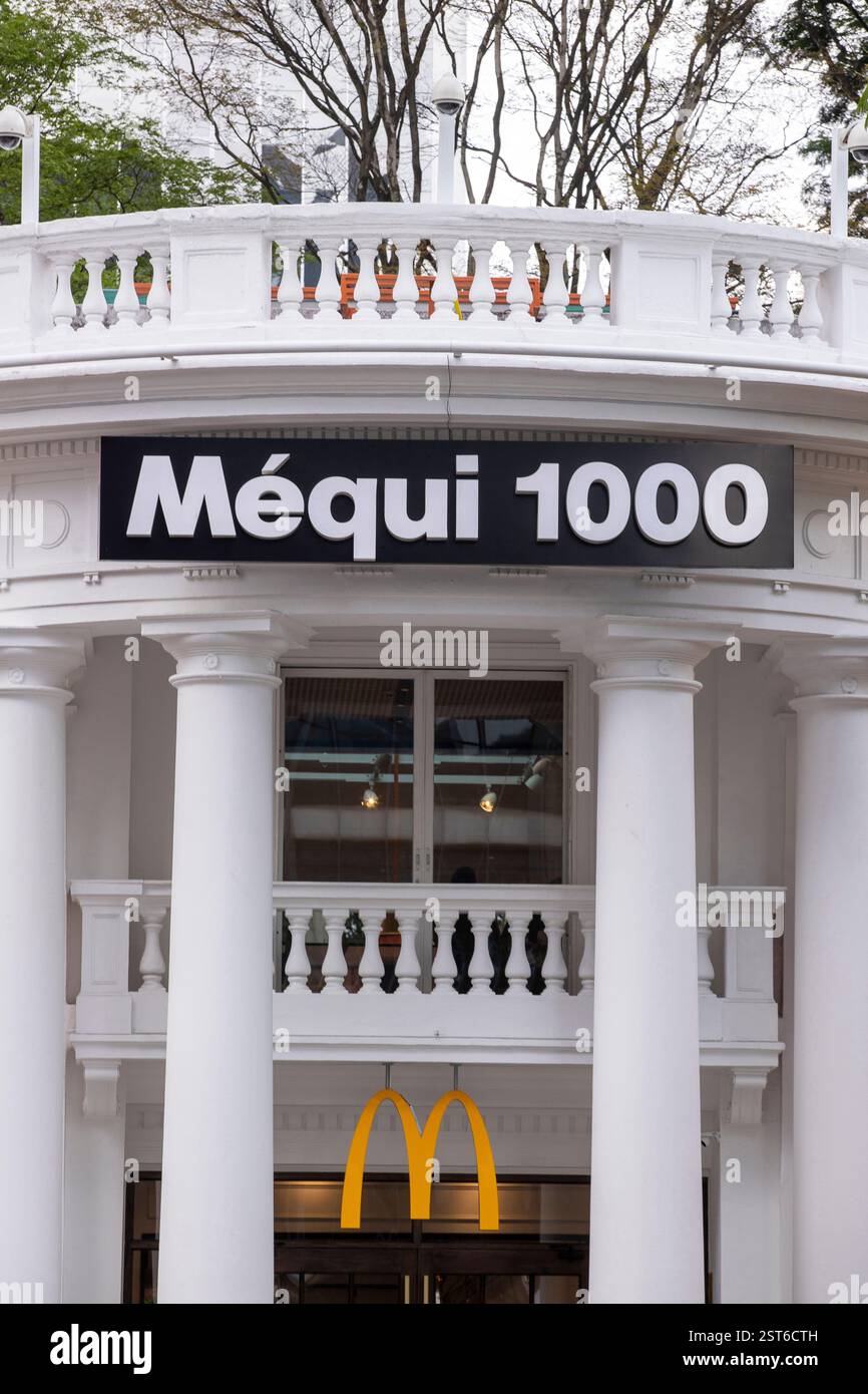Sao Paulo, Brazil - december 29 2019 - The recently opened “Méqui 1000 ...