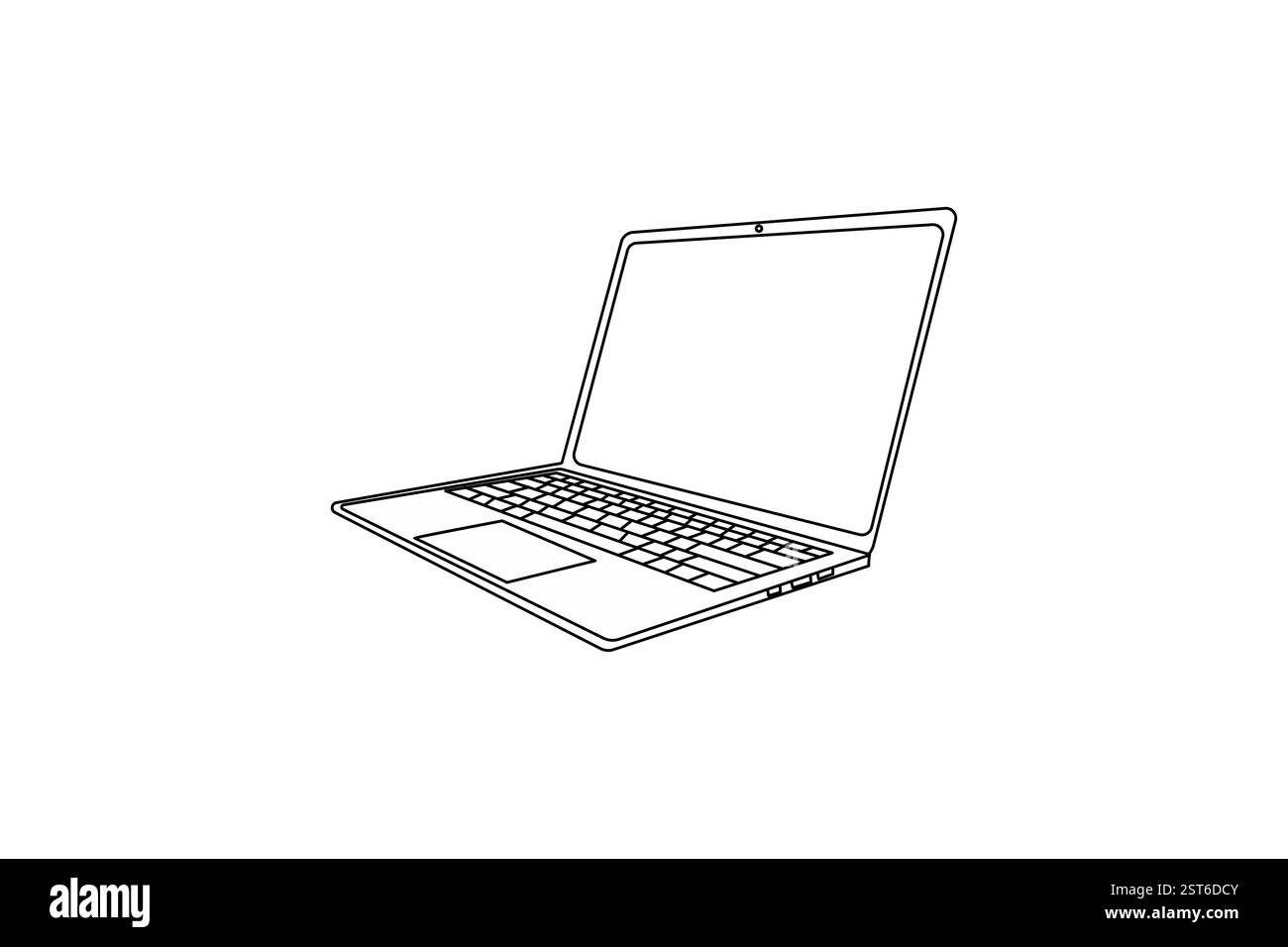 Home office setup sketch Stock Vector Images - Alamy