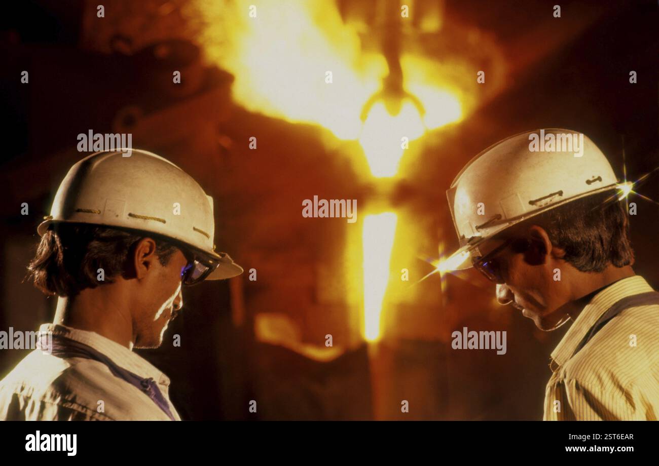 Two men in steel helmets hi-res stock photography and images - Alamy