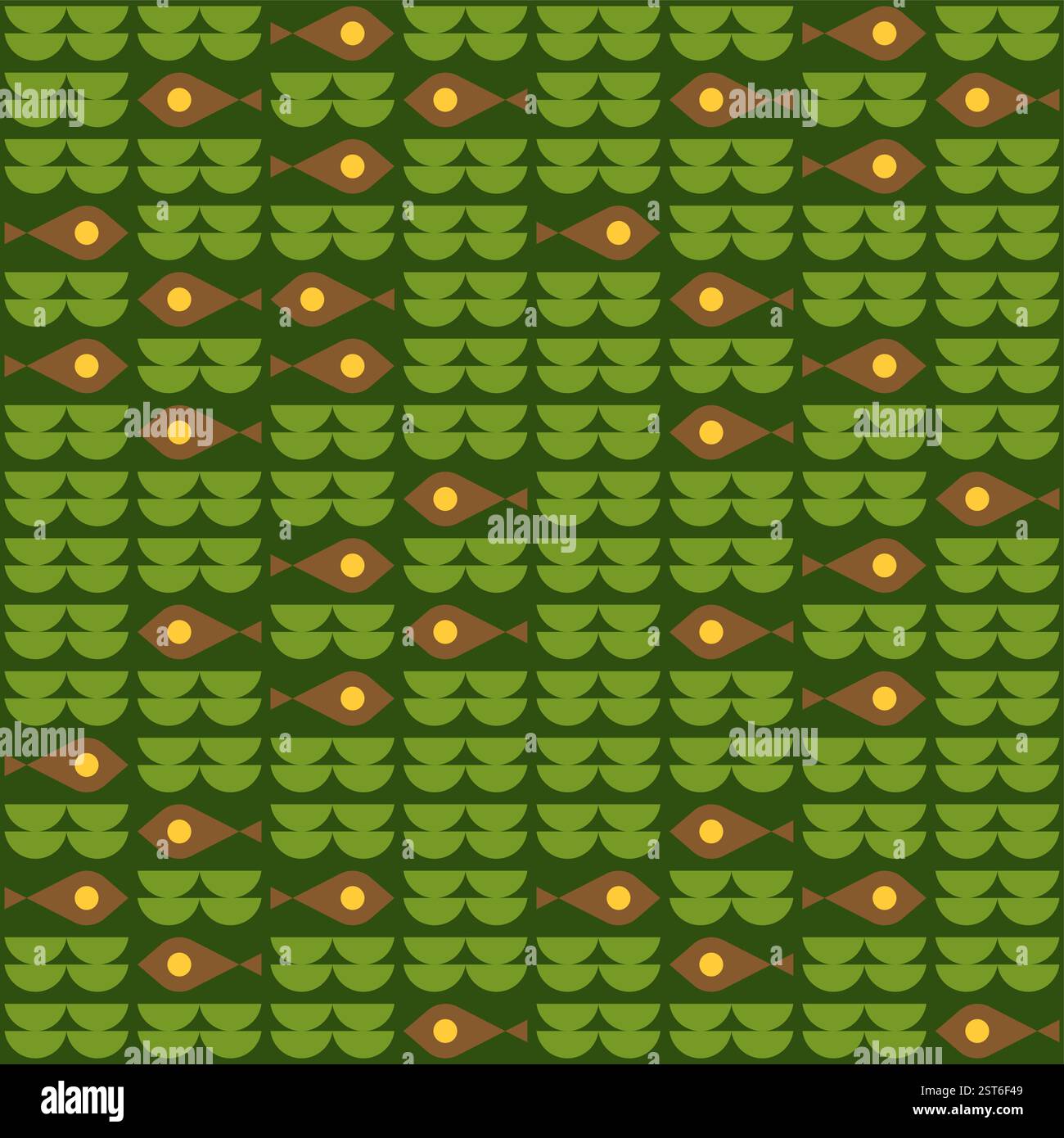 Fish and waves Military pattern. Army background. Protective and ...