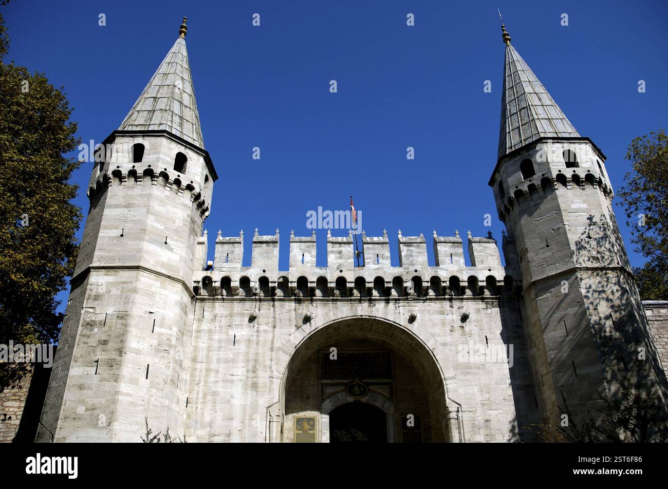 Topkapi Palace spires, Istanbul, Turkey, Asia Stock Photo - Alamy