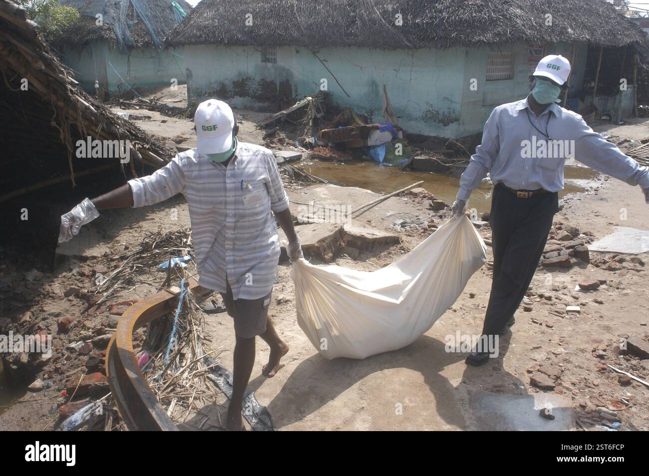 Damage, Natural Disaster Tsunami Earthquake on Sea Floor, Nagapattinum ...