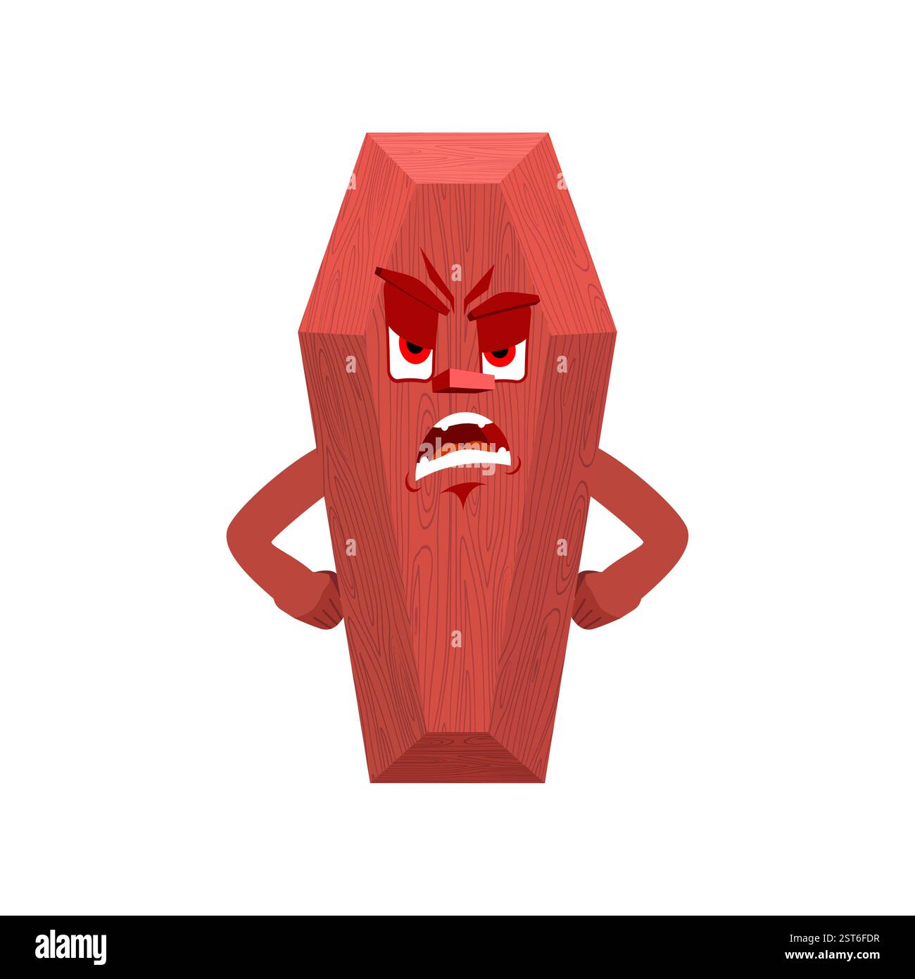 Emotion face cross angry Stock Vector Images - Alamy