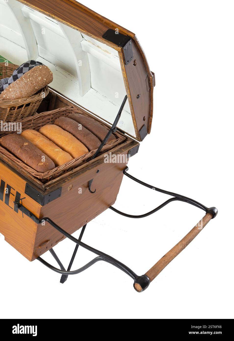 Different kinds of historic and antique Dutch push carts of different ...