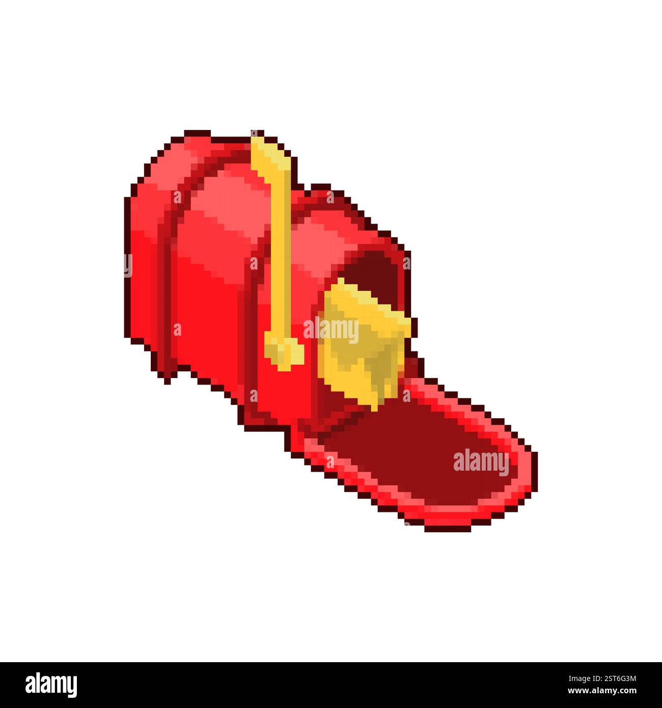 Mailbox pixel art. 8bit iron letter box Stock Vector Image & Art - Alamy