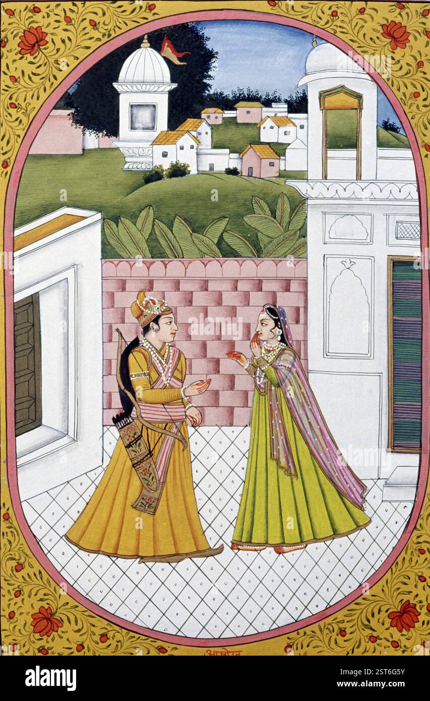 Year calendar picture & painting for a hindu month asoz, india Stock ...