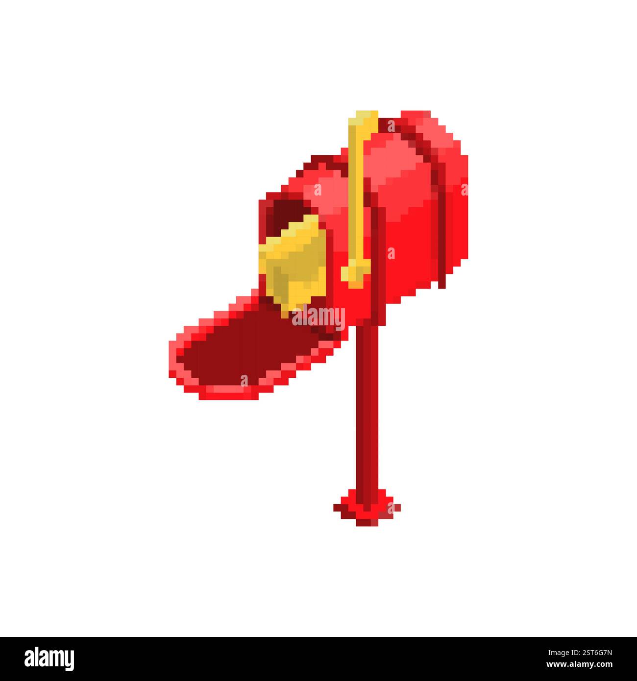 Mailbox pixel art. 8bit iron letter box Stock Vector Image & Art - Alamy