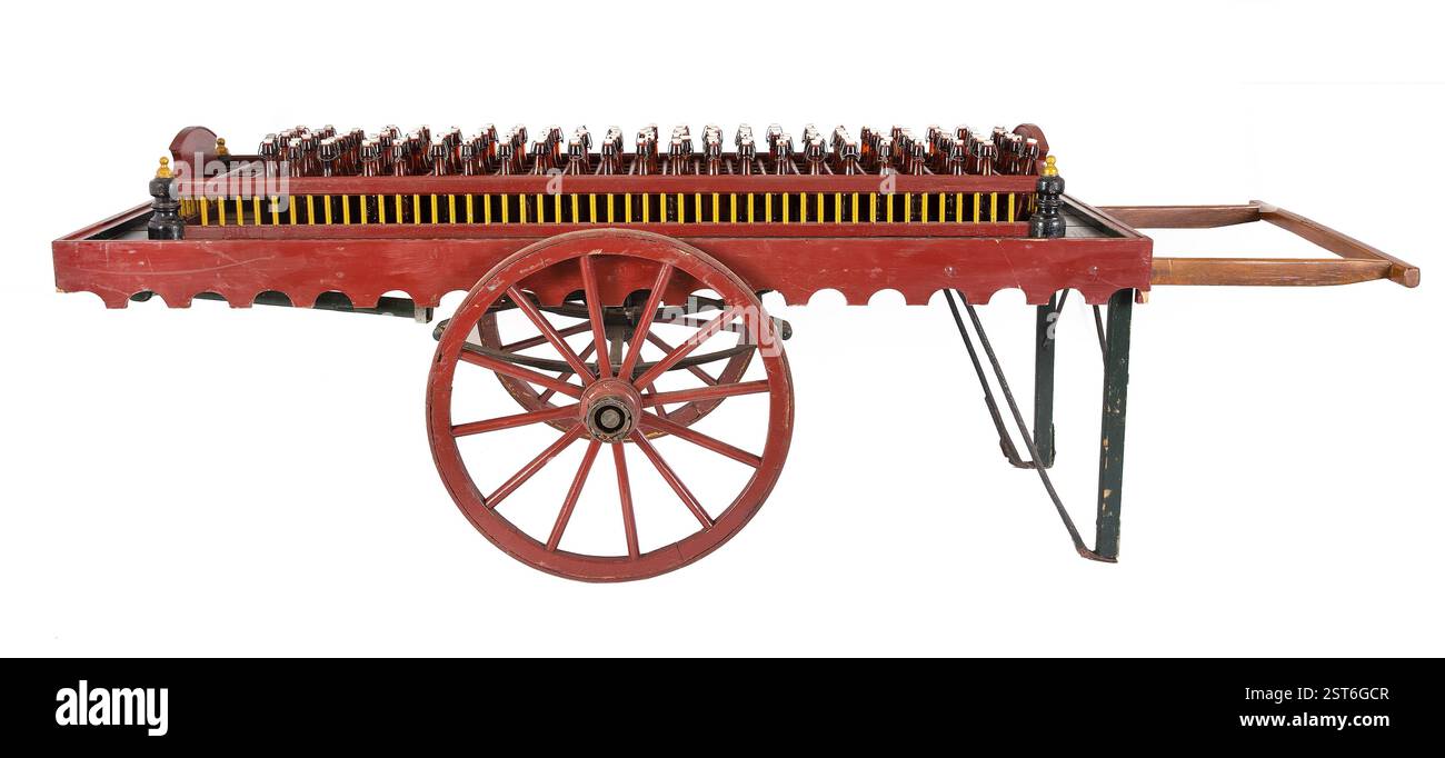 Different kinds of historic and antique Dutch push carts of different ...
