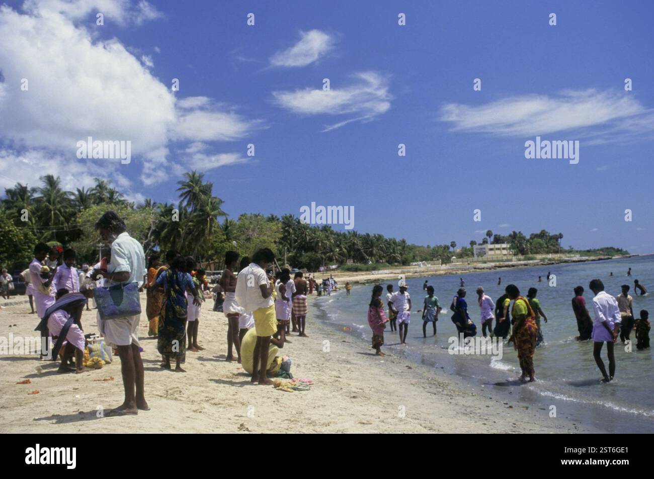 Rameshwaram beach tamil nadu India, Asia Stock Photo - Alamy