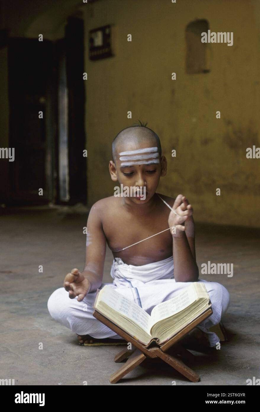Reciting Vedas hindu scripture, kumbakonam, tamil nadu, india Stock ...