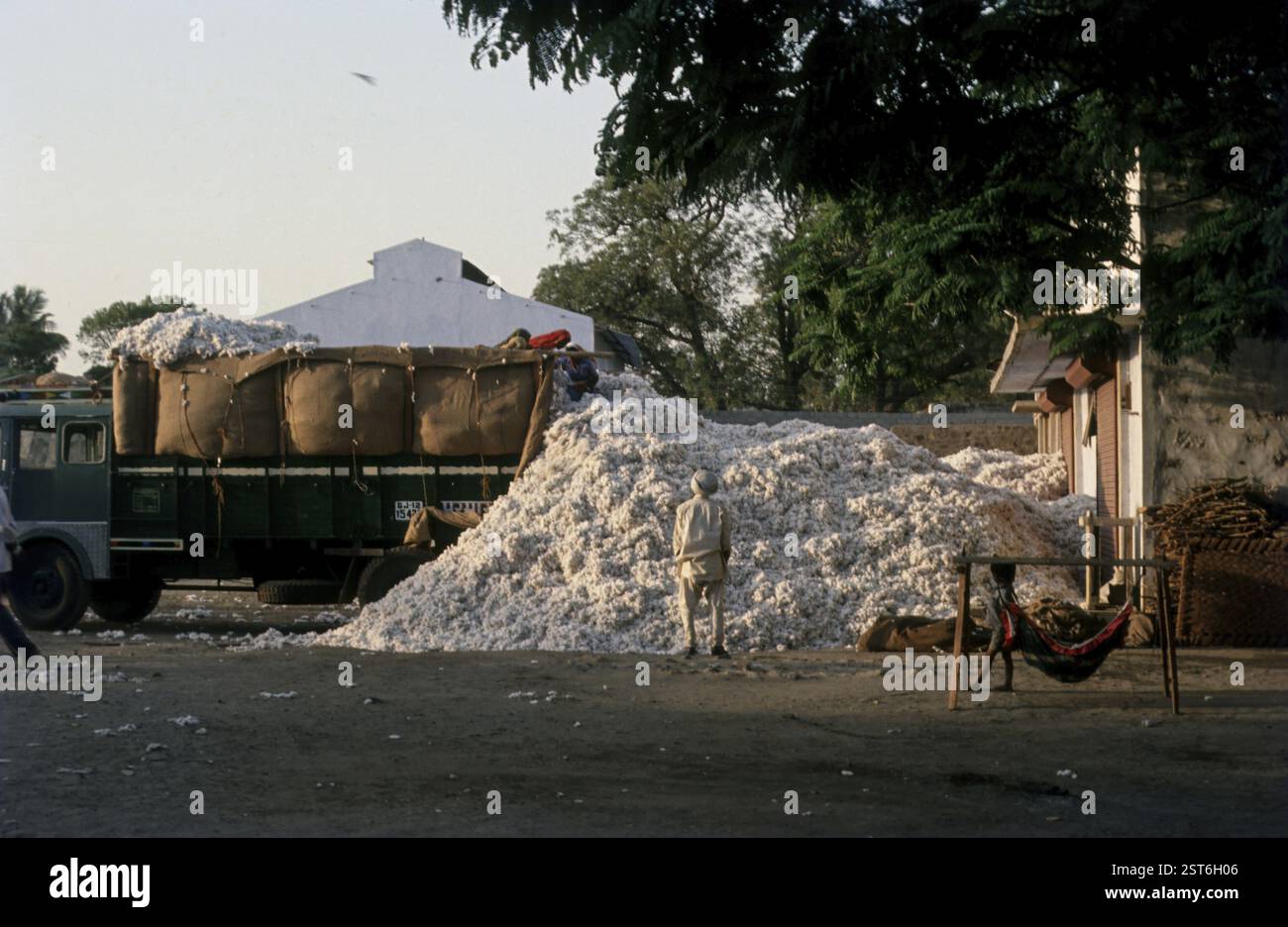 Cotton bales loading hi-res stock photography and images - Alamy