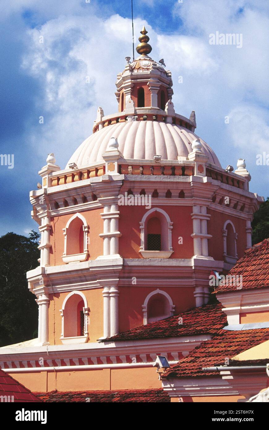Mahalaxmi temple dome, goa, india Stock Photo - Alamy