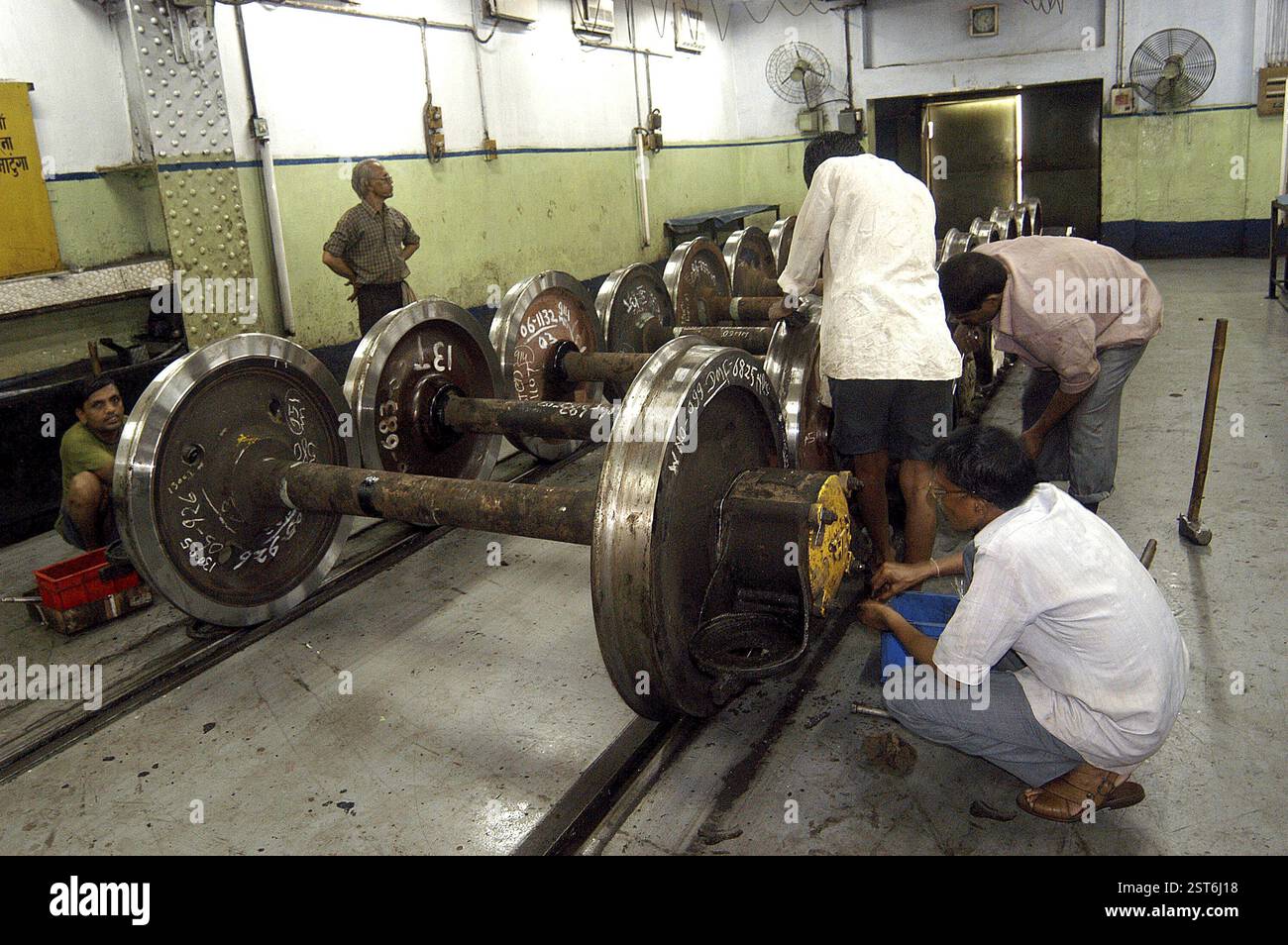 EMU Railway Workshop, Matunga, Mumbai, Maharashtra, India, Asia Stock ...