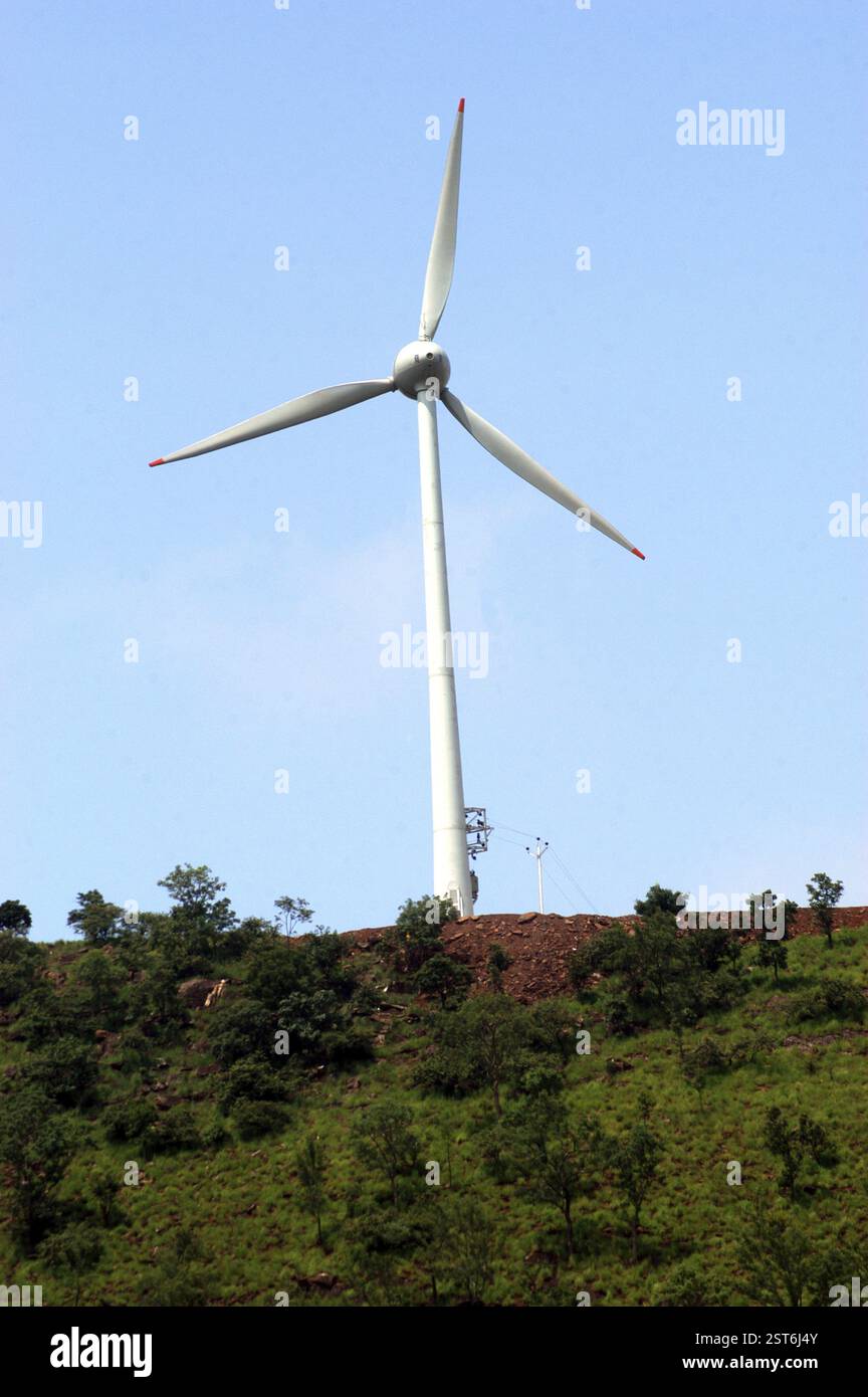 Windmill farms at Chitradurg, 250 Kms from Bangalore, Karnataka, India ...