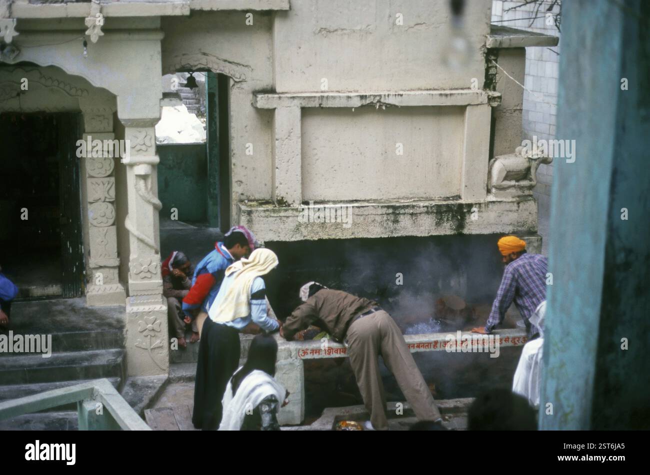 Hot spring manikaran in manali at himachal pradesh India, Asia Stock ...