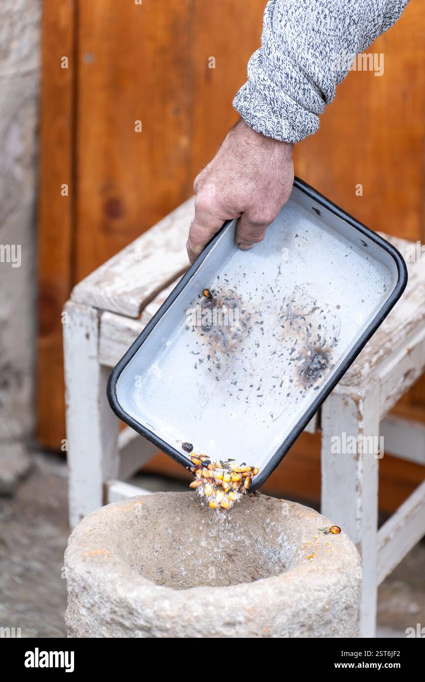 Traditional Salt-Making – Macedonian Rural Heritage Stock Photo - Alamy