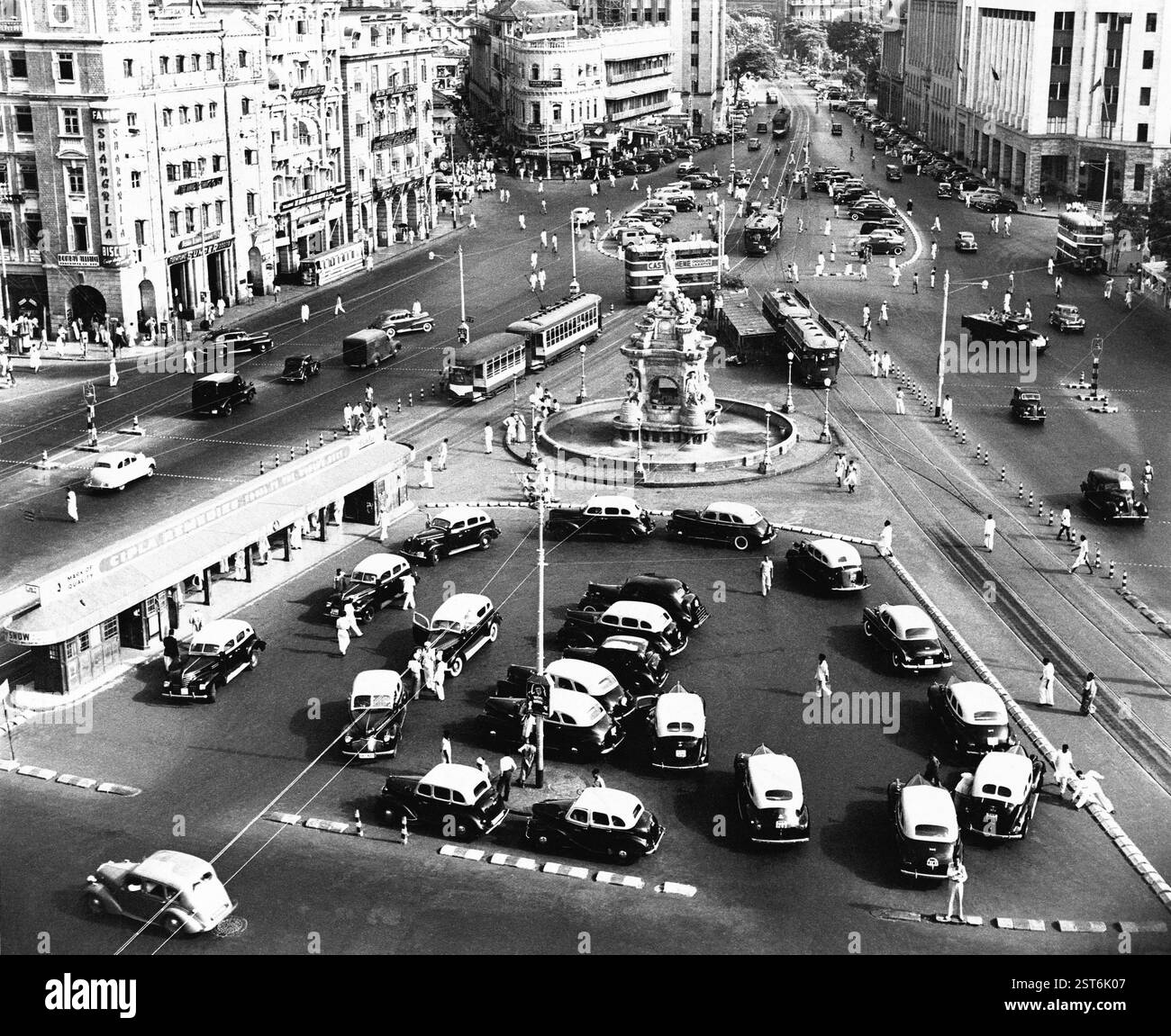 Flora Fountain, Bombay, Mumbai, Maharashtra, India, Asia, 1952, Asia ...