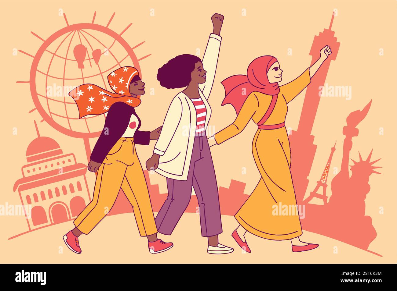 Womens struggle Stock Vector Images - Alamy