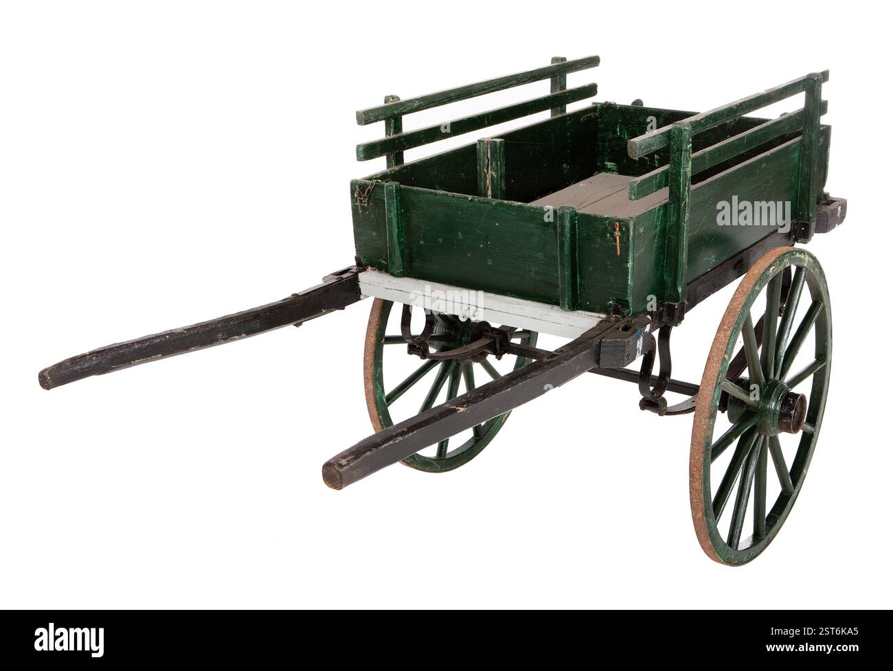 Historical Dutch wooden push carts with wooden wheels . Historic ...