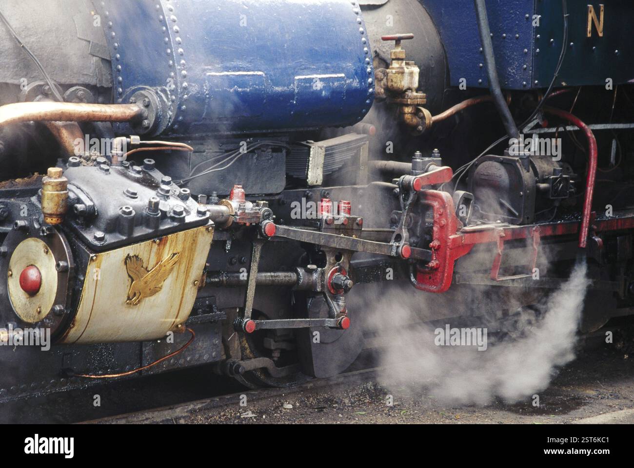 Railway engine, india Stock Photo - Alamy