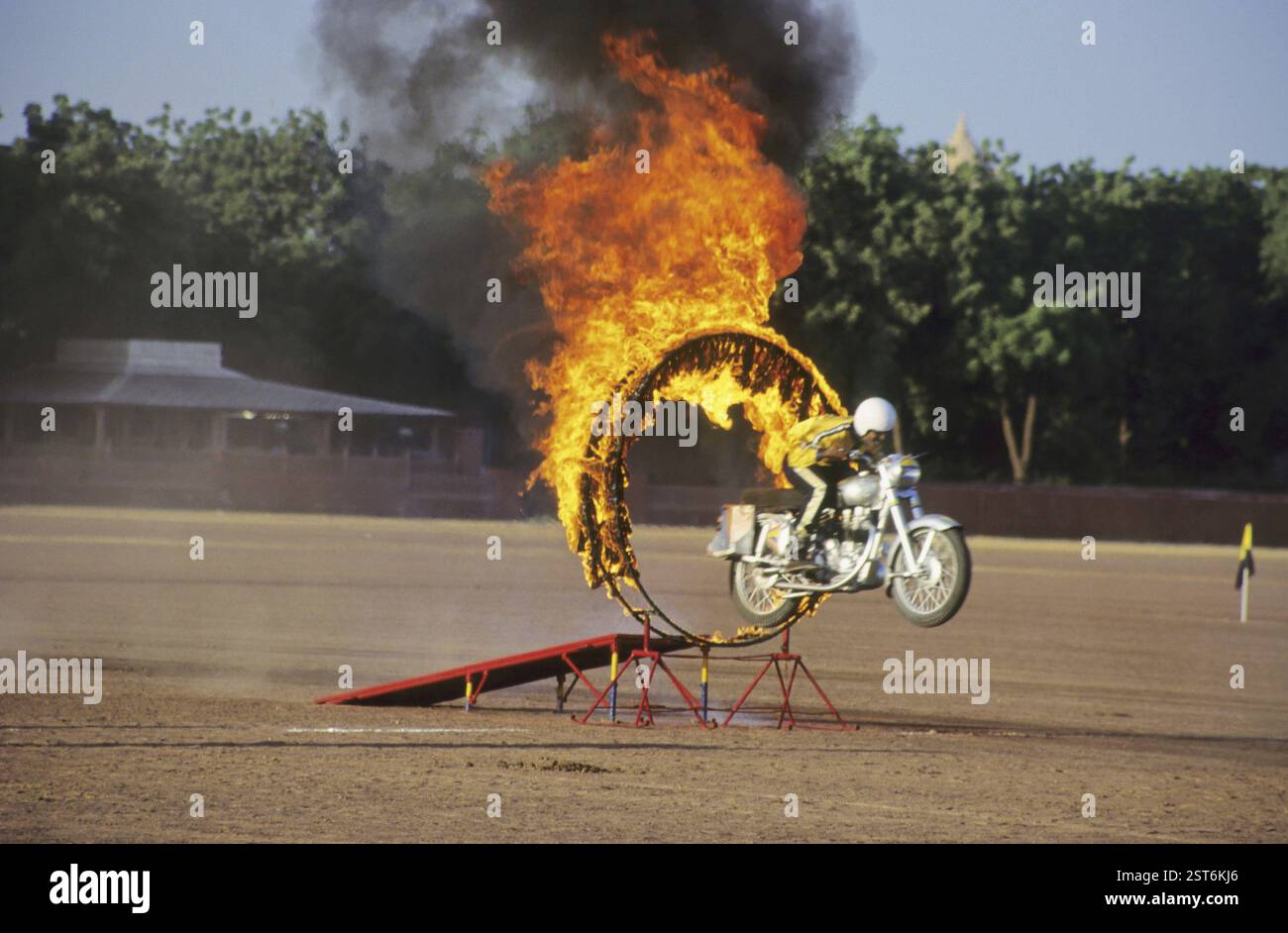 Burning motorcycle hi-res stock photography and images - Alamy