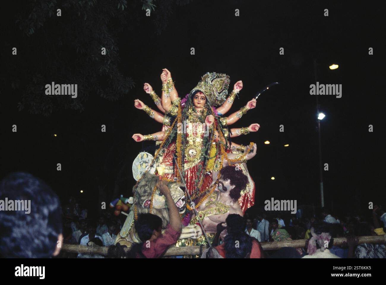 Goddess Durga Pooja puja immersion Homage To The Mother Goddess during ...