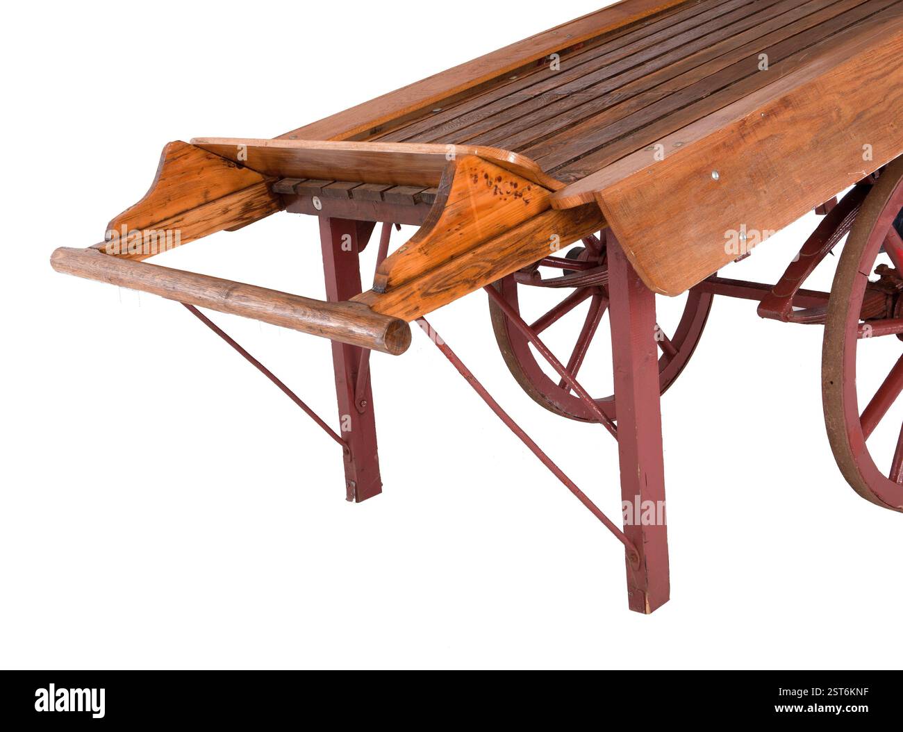 Historical Dutch wooden push carts with wooden wheels . Historic ...