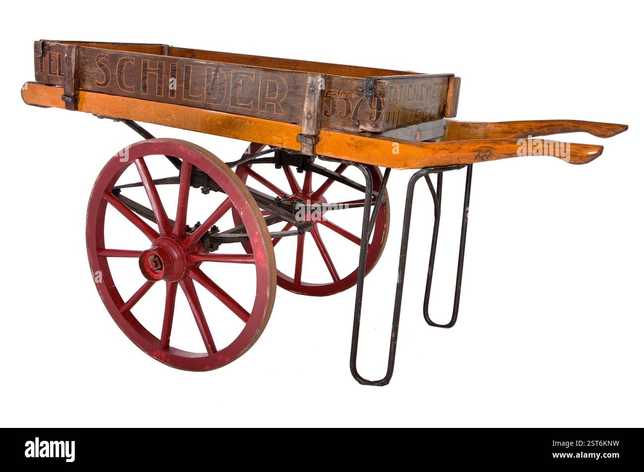 Different kinds of historic and antique Dutch push carts of different ...