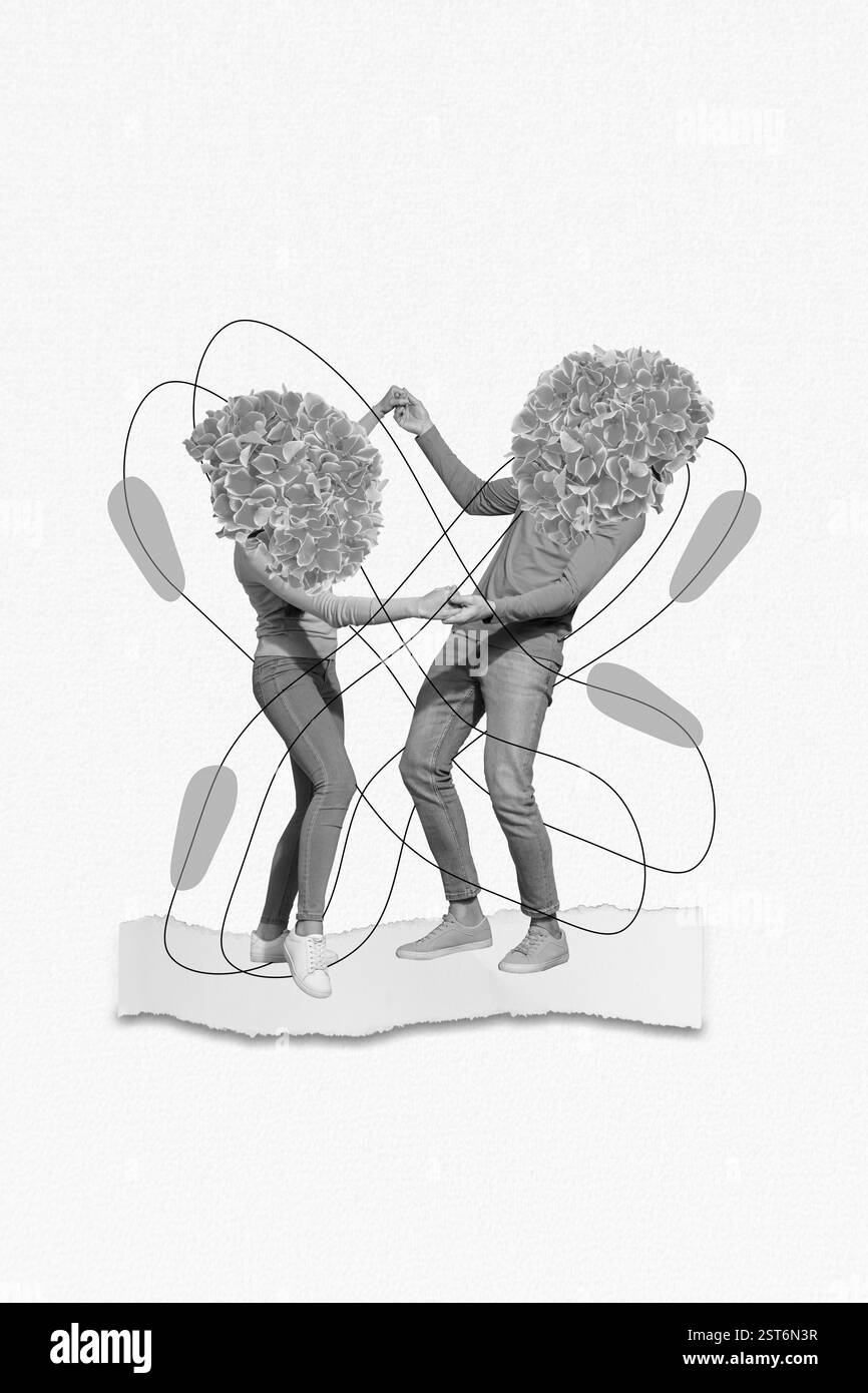 Art sketch vertical collage Black and White Stock Photos & Images - Alamy