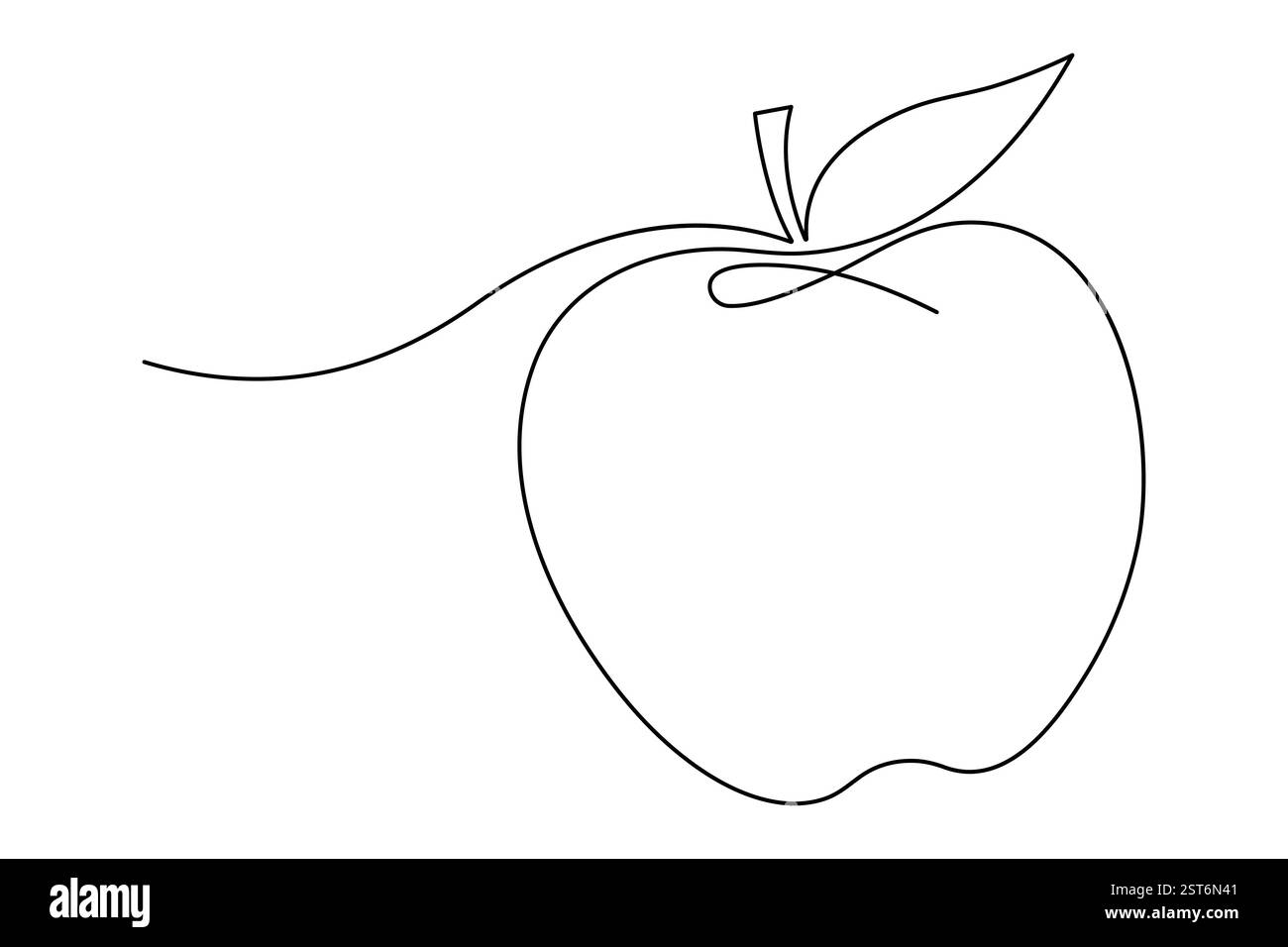 Apple drawing illustration hi-res stock photography and images - Alamy