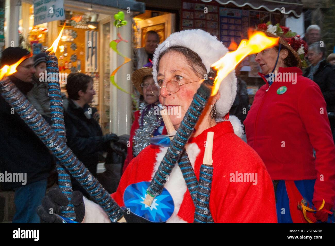 Haworth yorkshire christmas hi-res stock photography and images - Alamy
