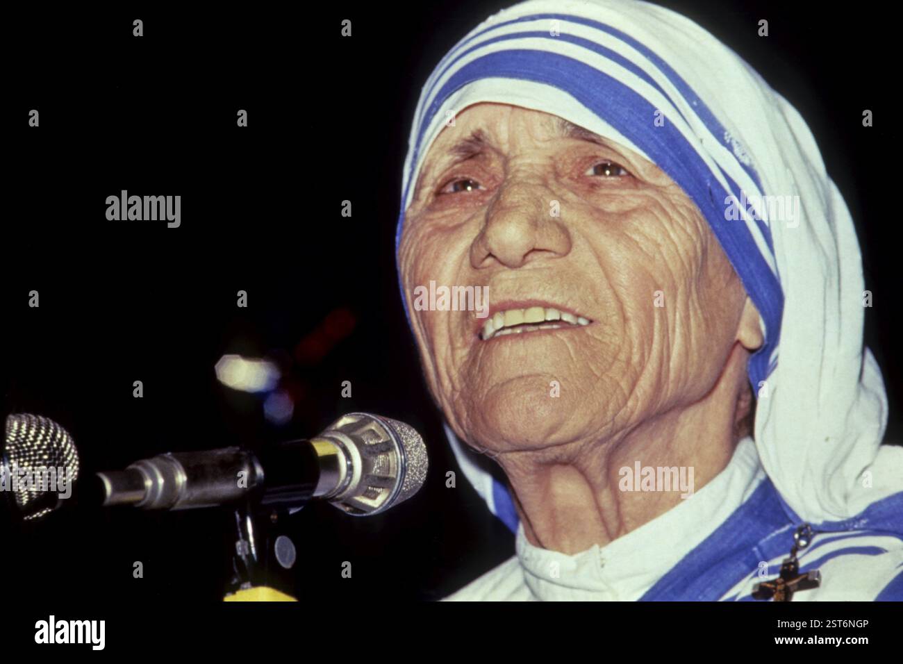 Mother Teresa famous social worker, india, NO MR Stock Photo - Alamy