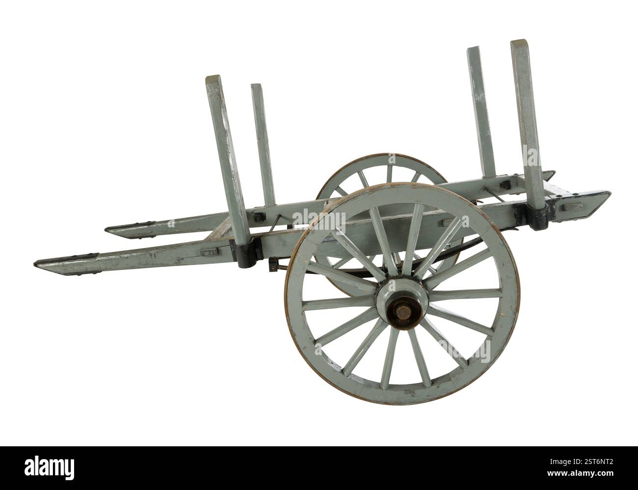 Historical Dutch wooden push carts with wooden wheels . Historic ...