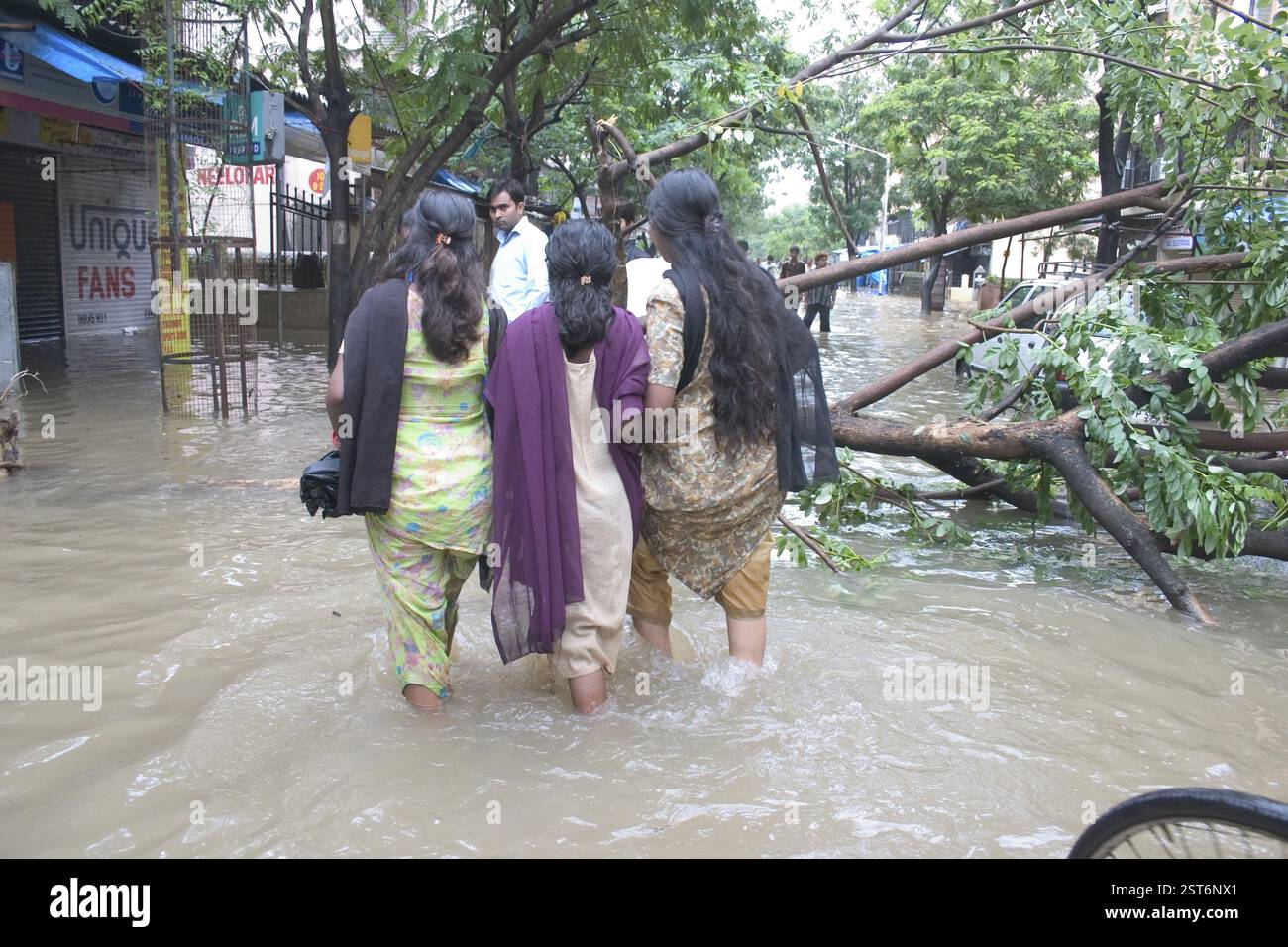 Floods due to heavy rain, Monsoon, in Mumbai Bombay, Maharashtra, India ...