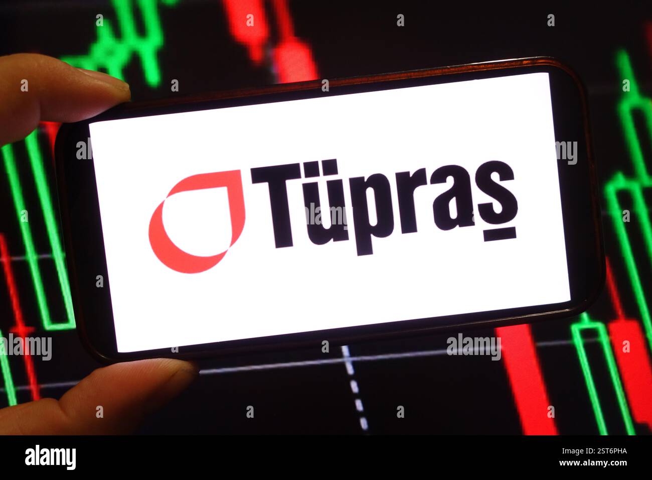 Poland. 16th Feb, 2025. In this photo illustration, the Turkiye Petrol ...