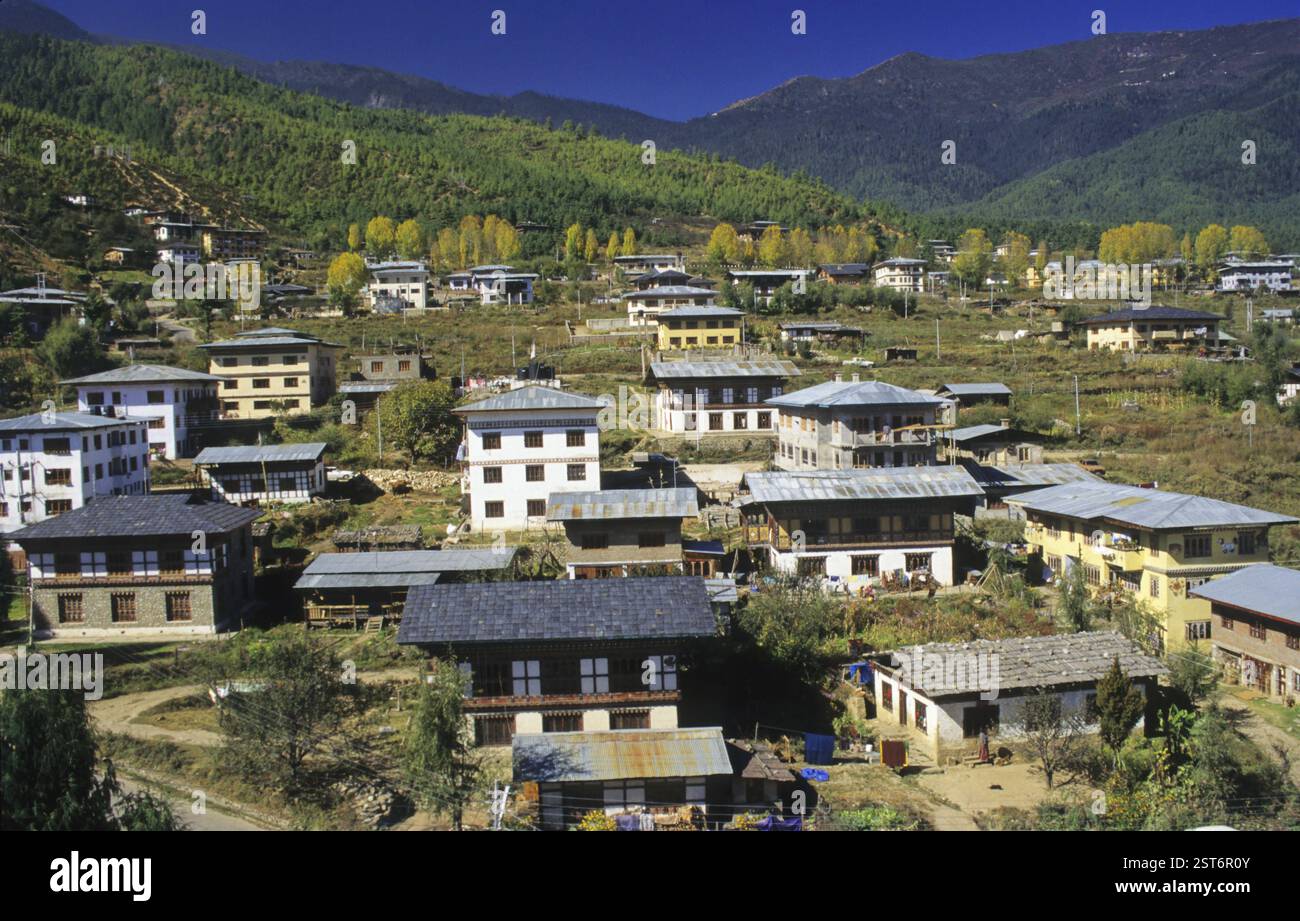 Thimpu - Capital of Bhutan Stock Photo - Alamy