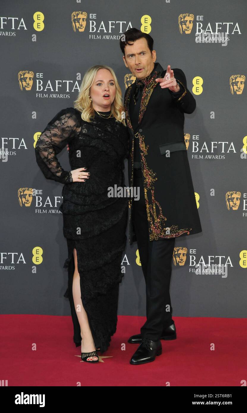 London, UK. 16th Feb, 2025. Georgia Tennant and David Tennant at the ...