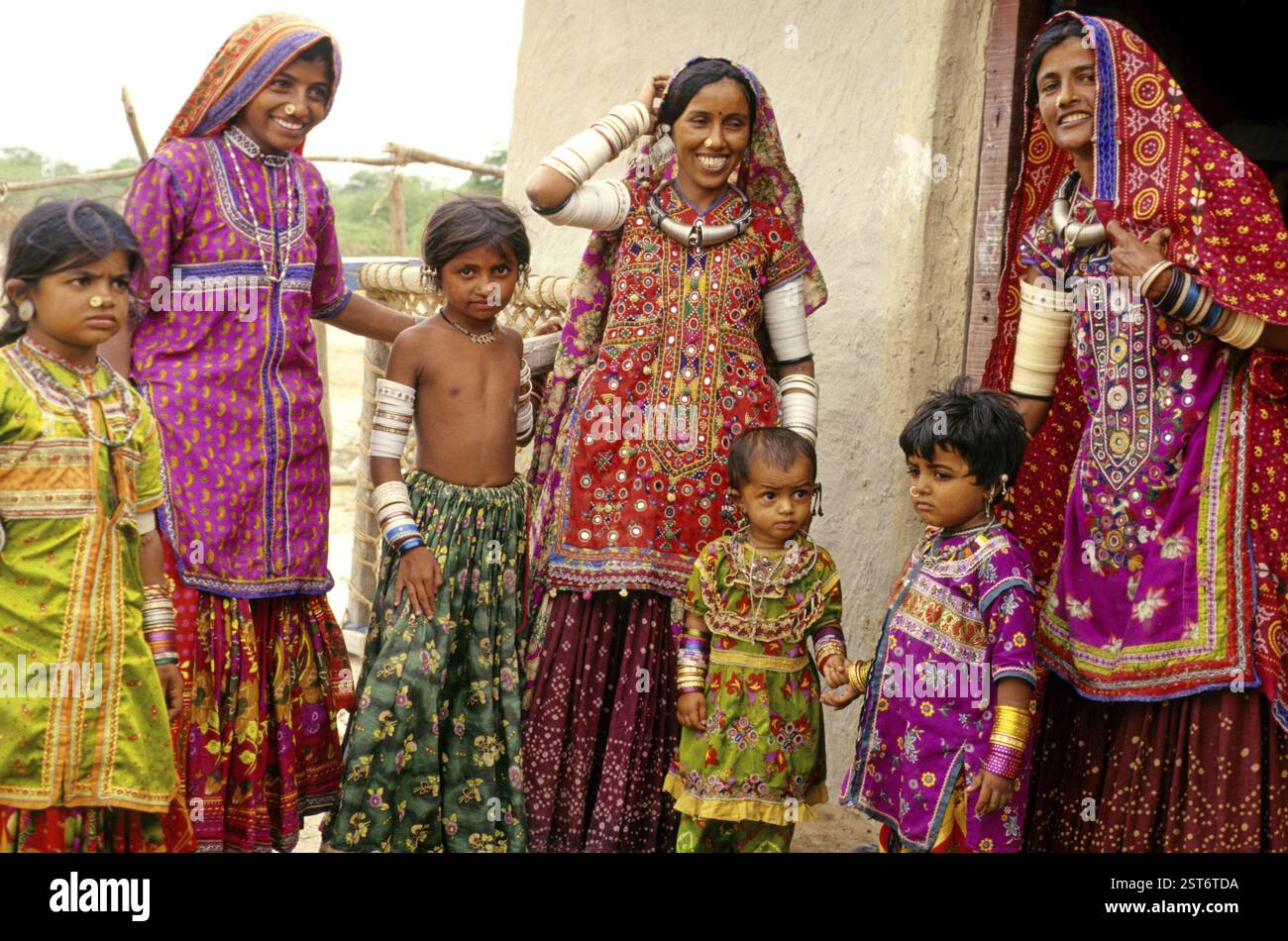 Large Rural Family Stock Photo - Alamy