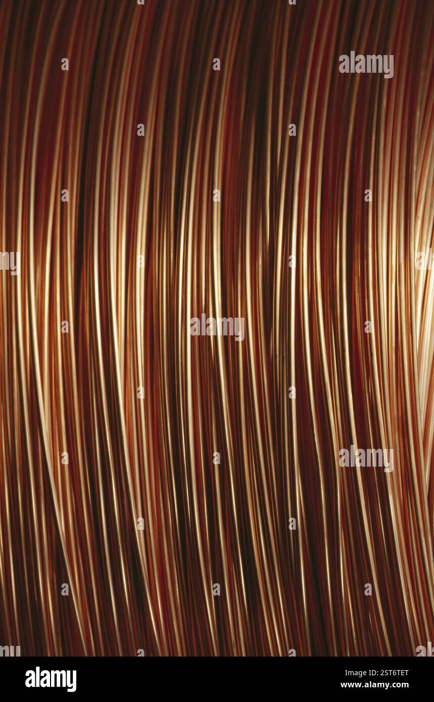 Copper rods, india Stock Photo - Alamy