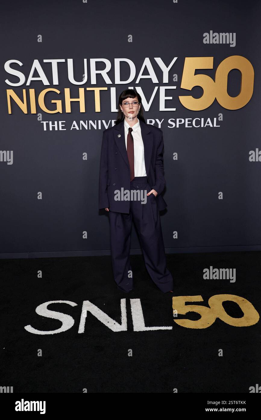 New York, USA. 16th Feb, 2025. SNL50: THE RED CARPET -- Pictured ...