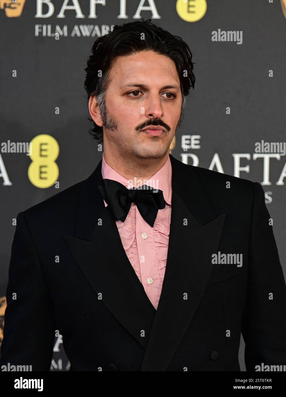 LONDON, UK. 16th Feb, 2025. Shazad Latif at EE BAFTA Film Awards 2025 ...