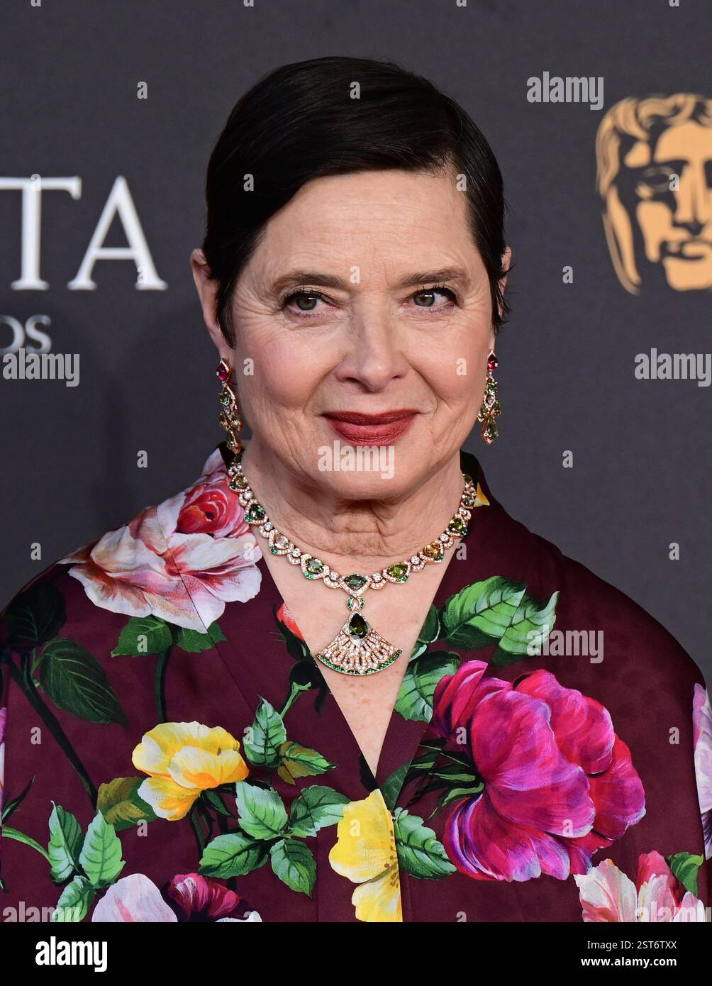 LONDON, UK. 16th Feb, 2025. Isabella Rossellini at EE BAFTA Film Awards ...