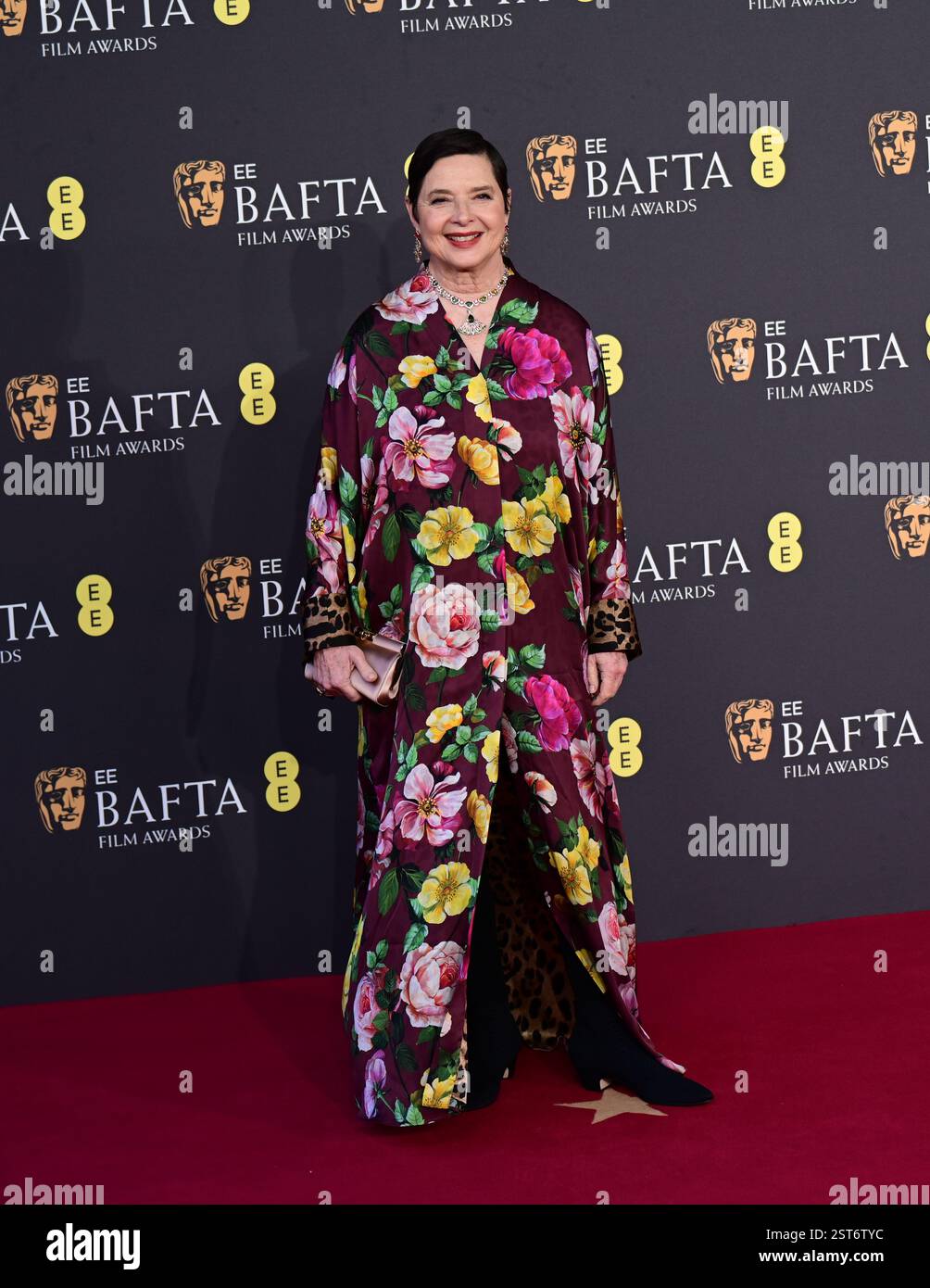 LONDON, UK. 16th Feb, 2025. Isabella Rossellini at EE BAFTA Film Awards ...
