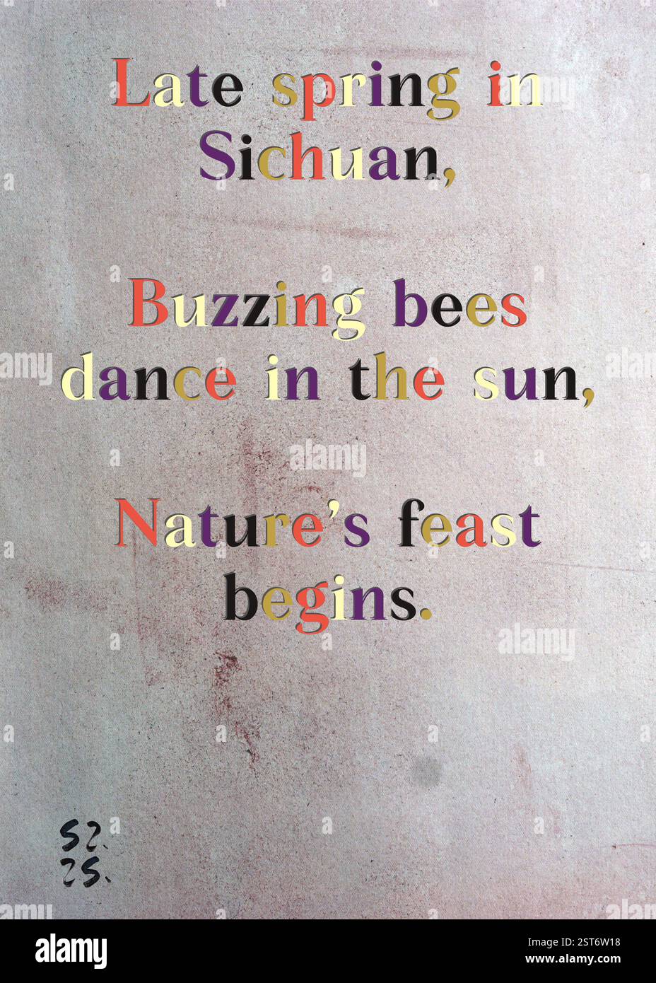 Late spring in Sichuan, Buzzing bees dance in the sun, Nature's feast ...