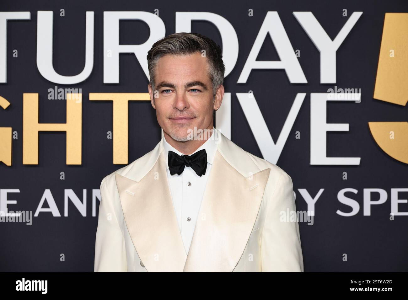 New York, USA. 16th Feb, 2025. SNL50: THE RED CARPET -- Pictured: Chris ...