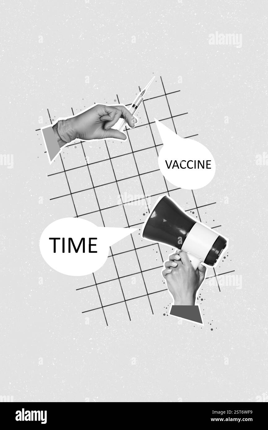 Doctor megaphone Black and White Stock Photos & Images - Alamy